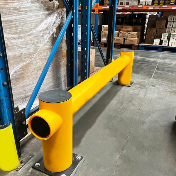 End of Aisle Single Rail Barrier - Rack Group