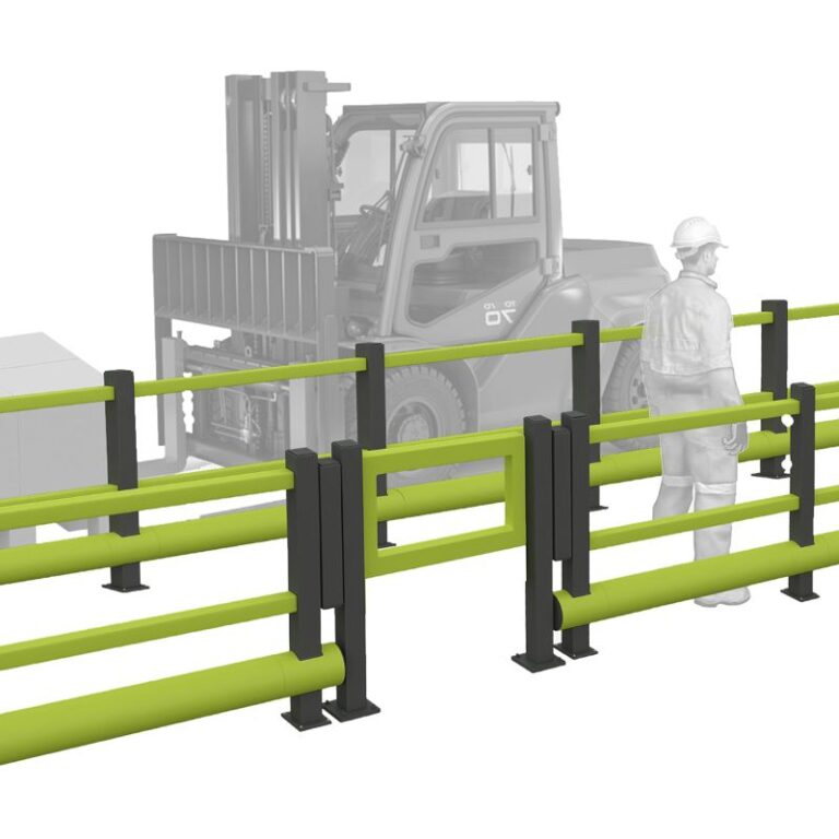 Single Bumper Pedestrian Barrier - Rack Group